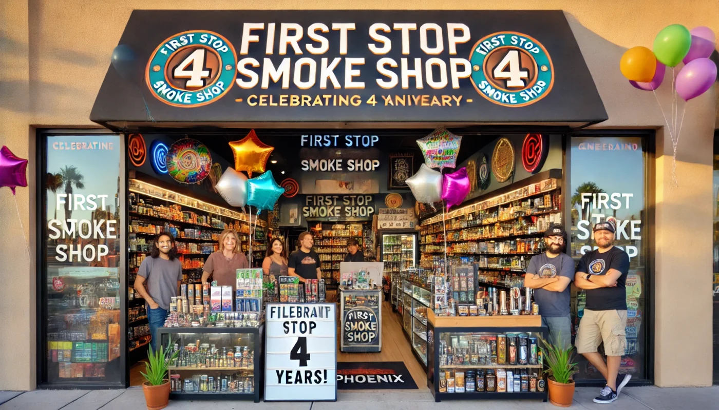Celebrating Four Years of First Stop Smoke Shop in Phoenix ...